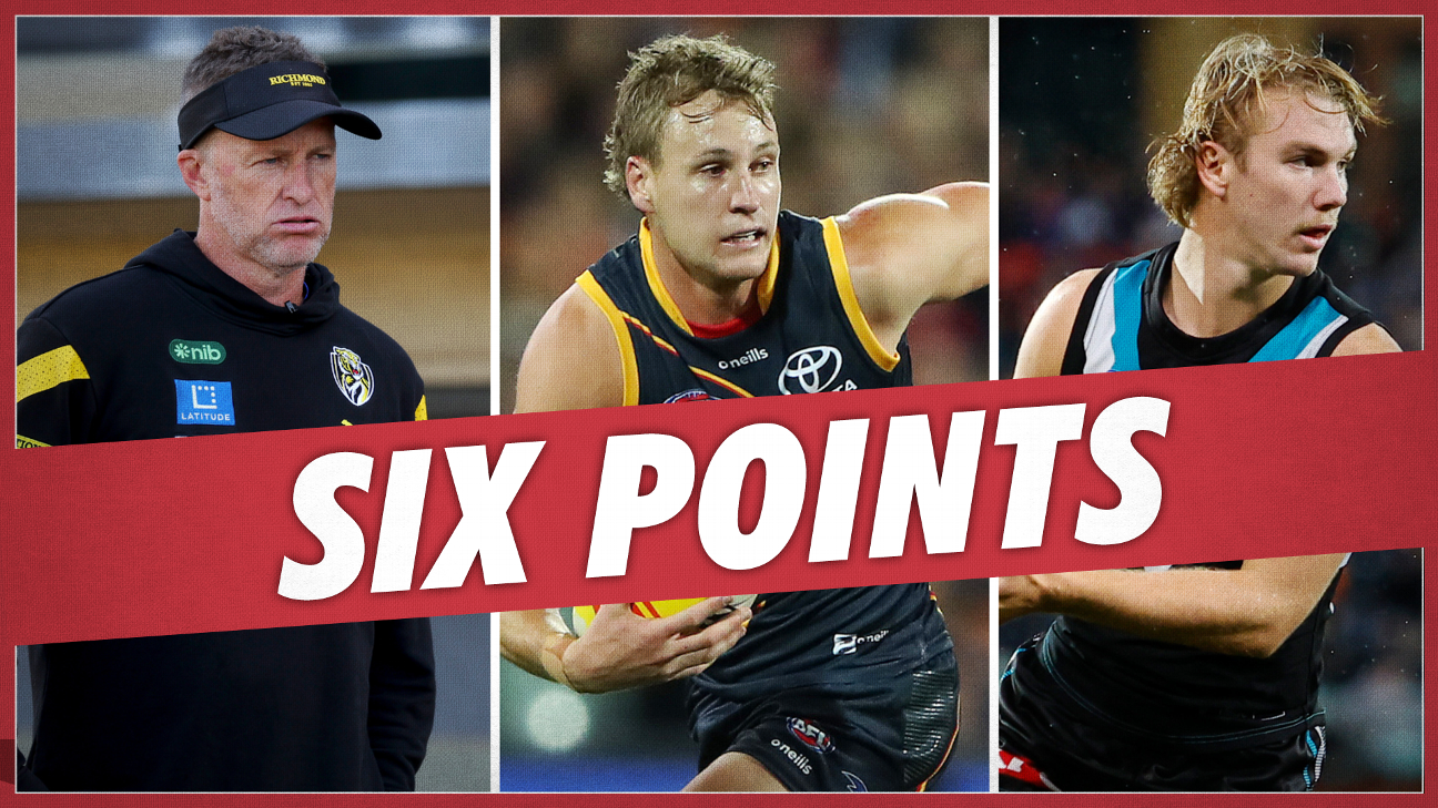 The Six Points: Draw a line through the Tigers; but the Crows might be ...