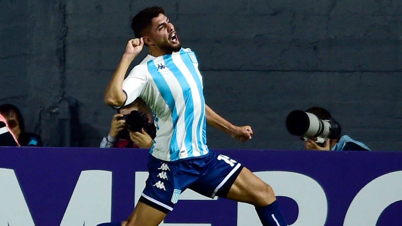 Maxi Romero aportó un gol y una asistencia en Racing - ESPN
