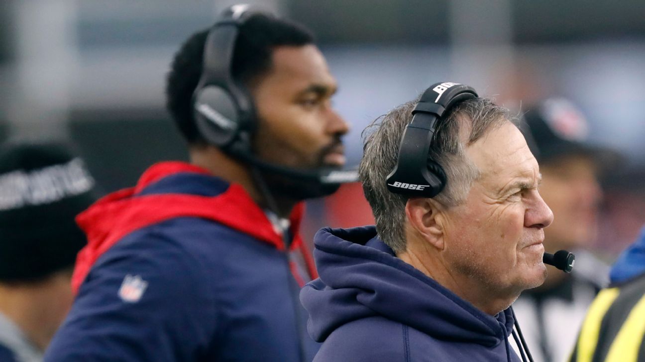 Why Patriots' Jerod Mayo turned down head-coaching interviews to stay ...