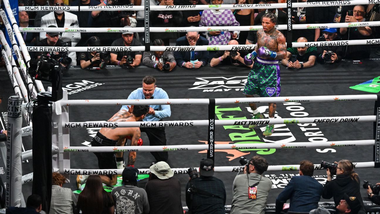 Polémica tarjeta de Dave Moretti en Gervonta Davis vs Ryan García - ESPN