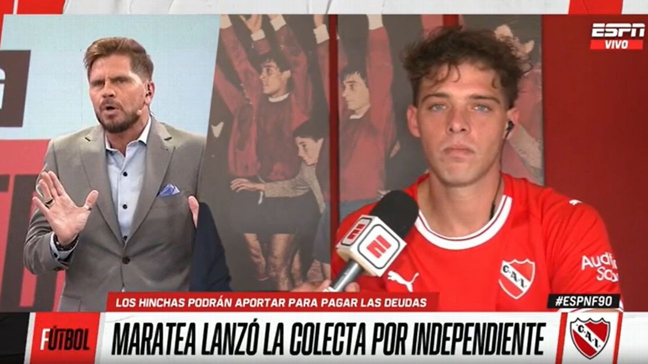 Maratea habló en F90 sobre su campaña para Independiente - ESPN