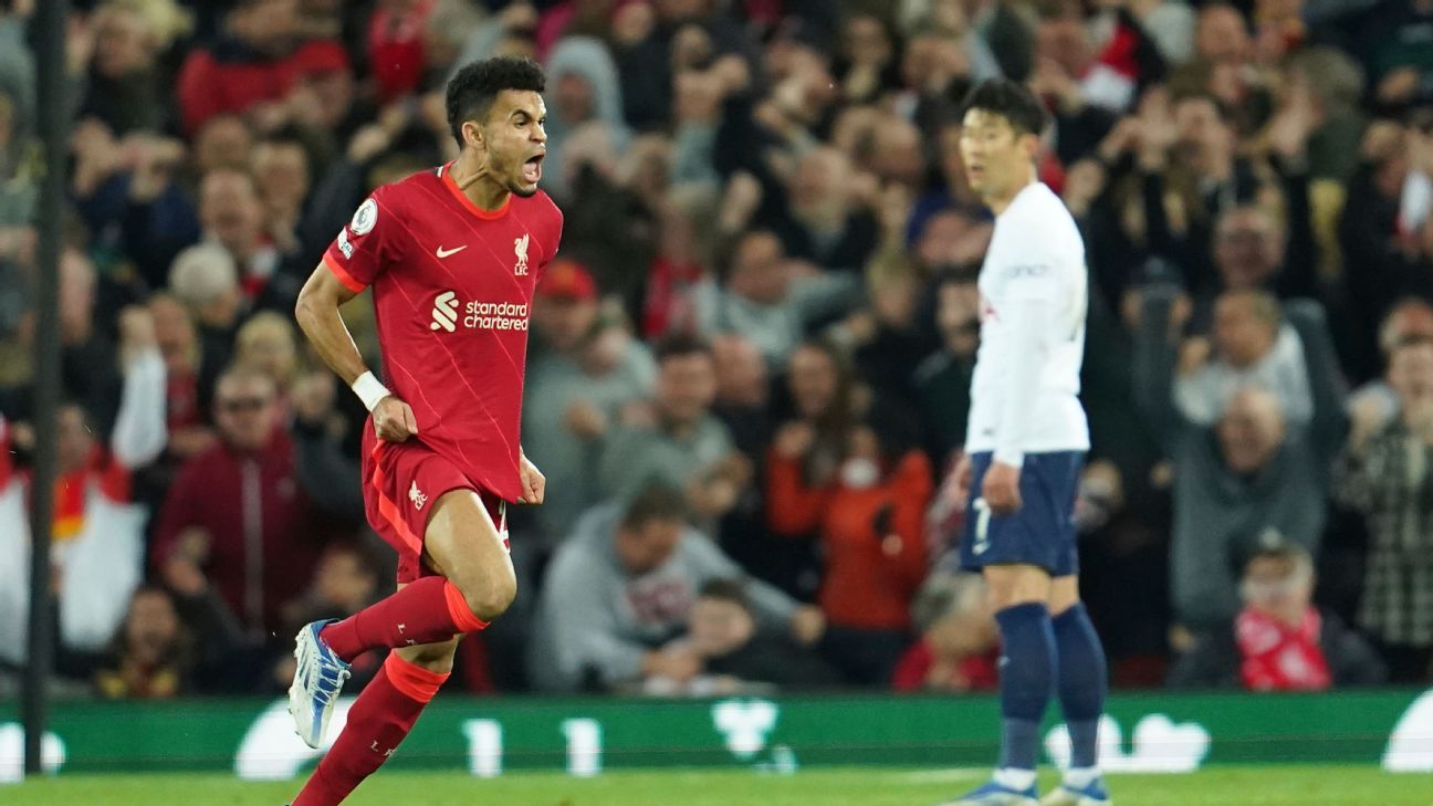 Díaz cumplió con gol a Tottenham, la falta la victoria que lo acerque a ...