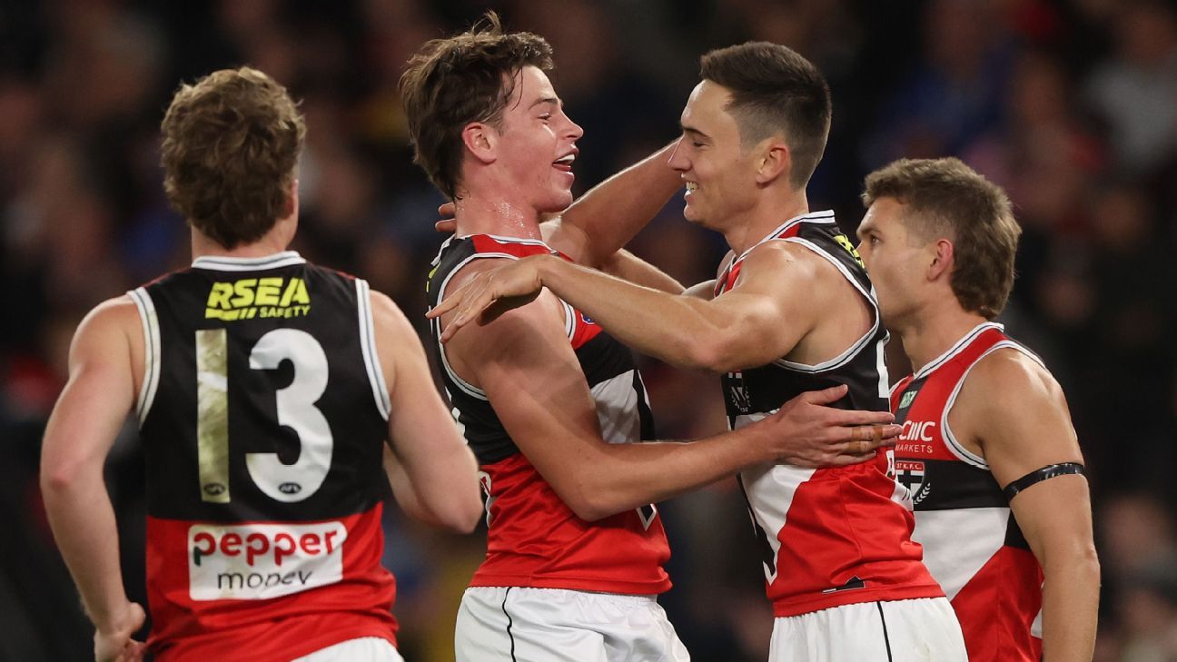 AFL Round 8 Saints beat wayward Kangaroos in dire AFL contest - ESPN