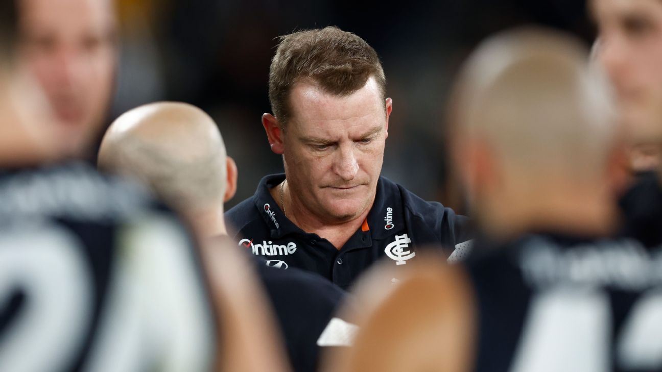 AFL Round 9 Carlton's season delicately placed after latest loss - ESPN