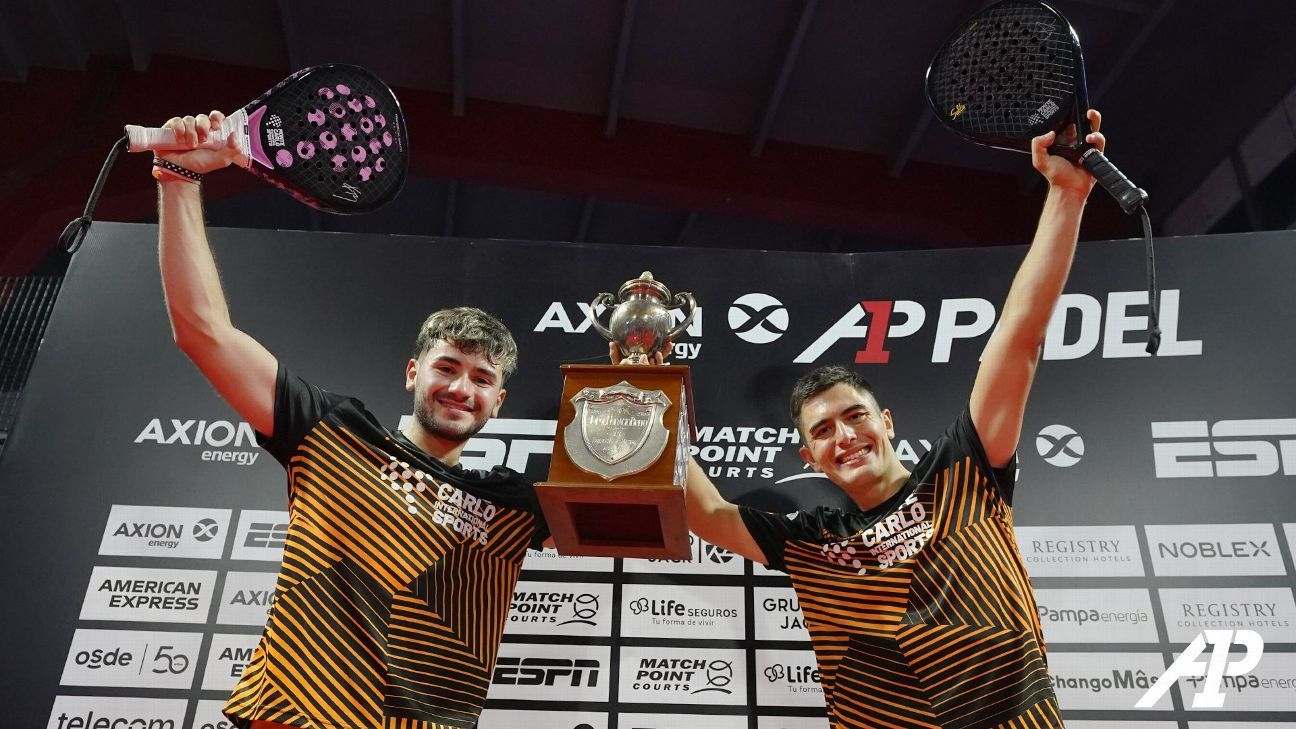 Suman y siguen: los Nº1, Arce - Dal Bianco, se quedaron con el A1 Padel de Buenos Aires - ESPN