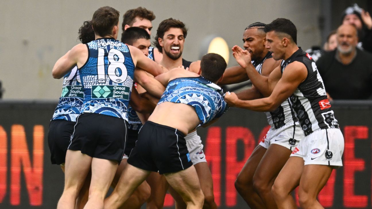 AFL Round 10 Magpies flex muscle, compound Carlton's woes - ESPN