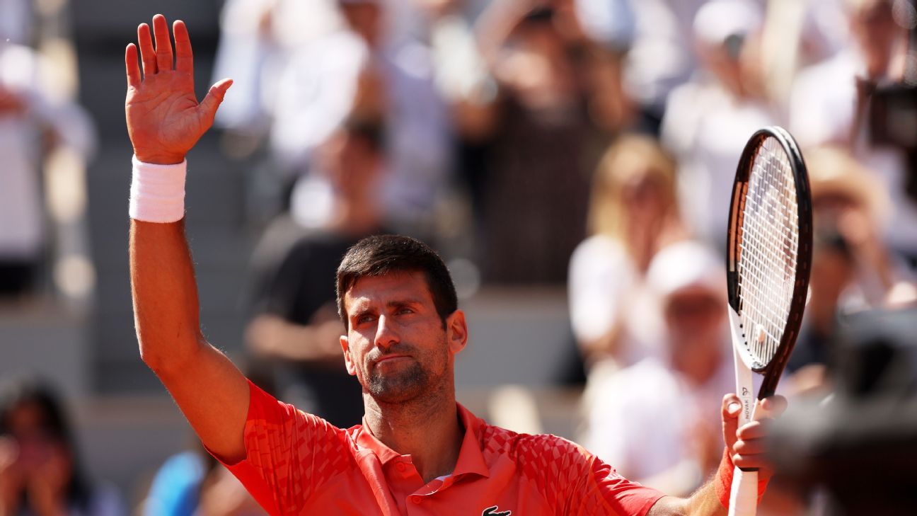 Djokovic dio el primer paso en busca del gran récord del tenis ...