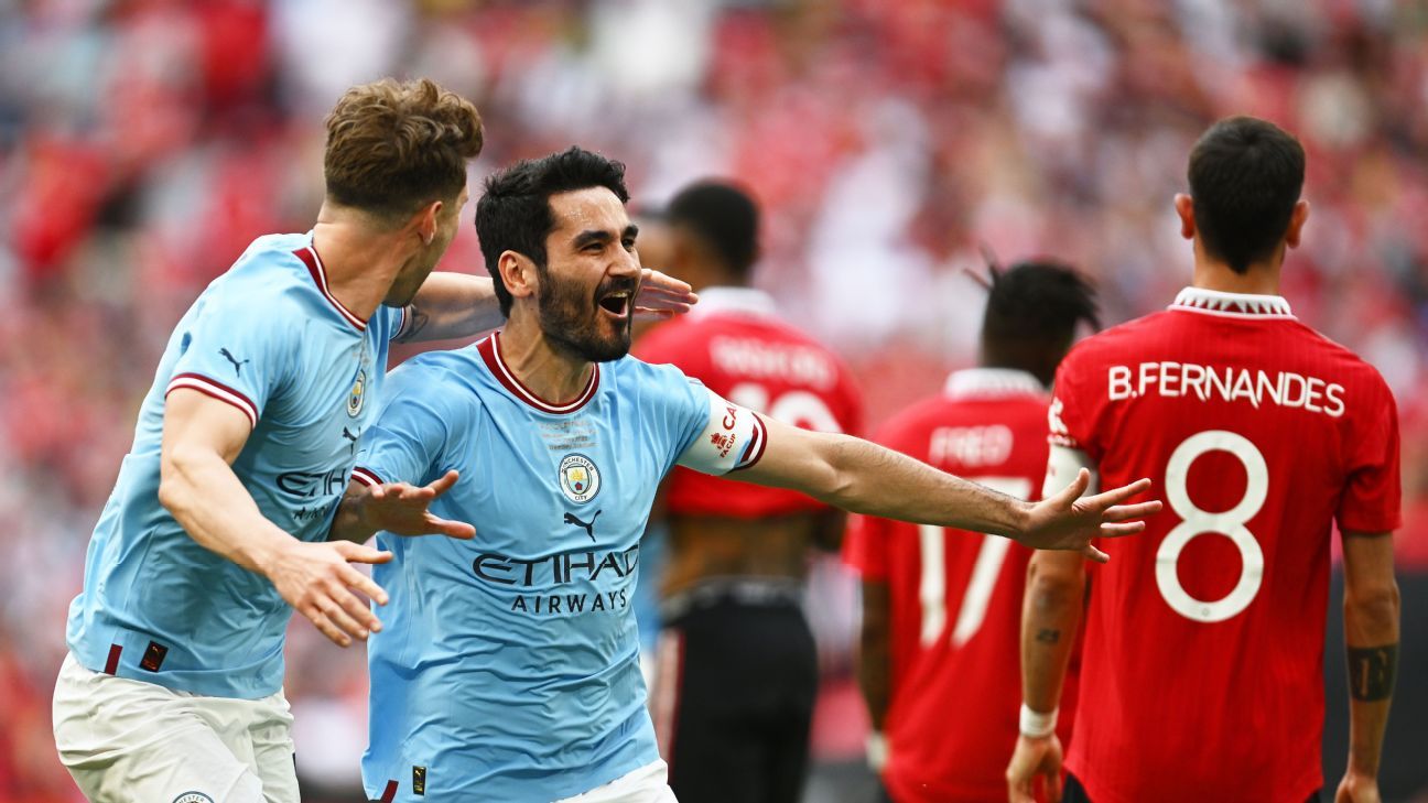 Manchester City vence o United com golaço aos 12 segundos, é campeão da ...