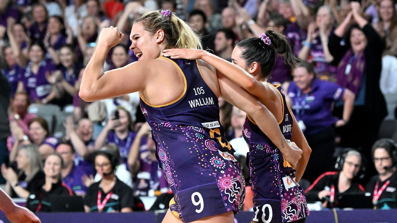 Queensland Firebirds shock Vixens in Super Netball - ESPN