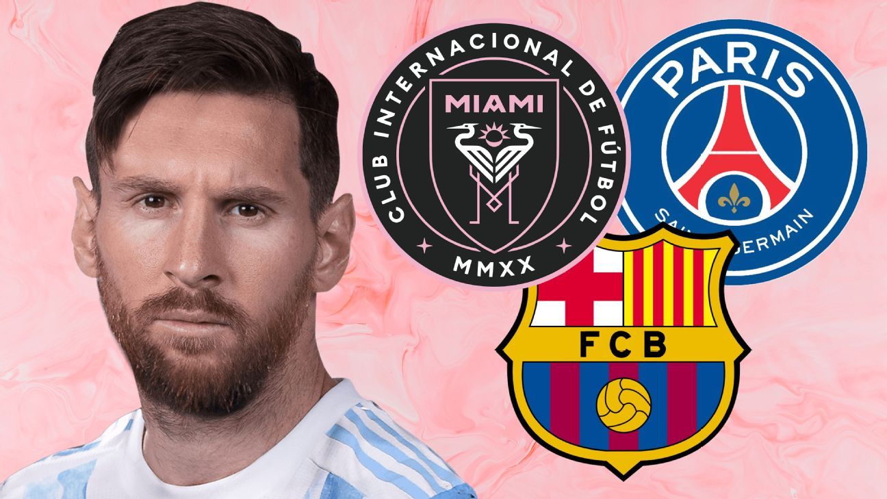 Inter Miami, el tercer club en la carrera de Lionel Messi - ESPN