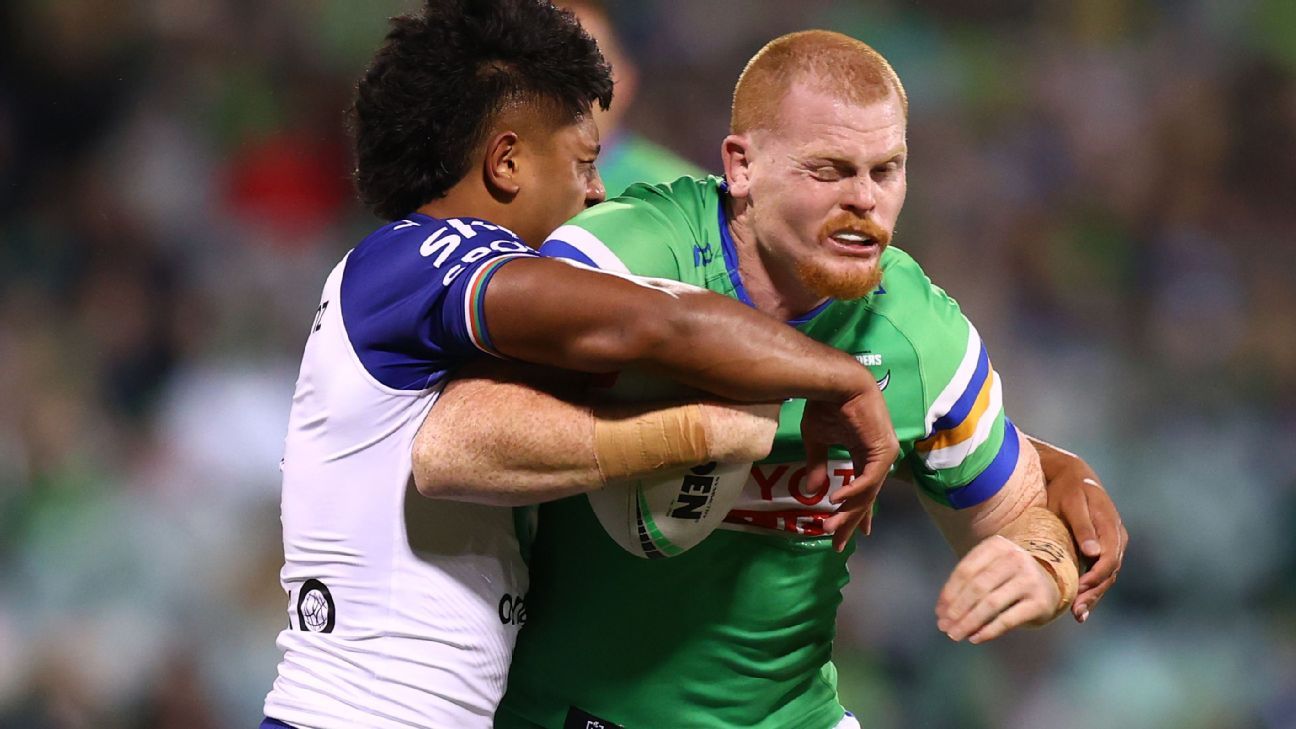 NRL: Corey Horsburgh back in for Raiders days after meeting rivals - ESPN