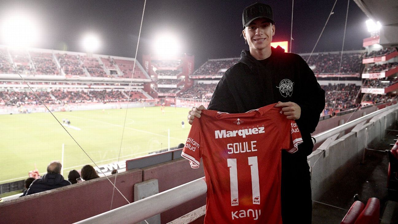 Matias Soulé: "Ojalá algún día pueda jugar en Independiente" - ESPN