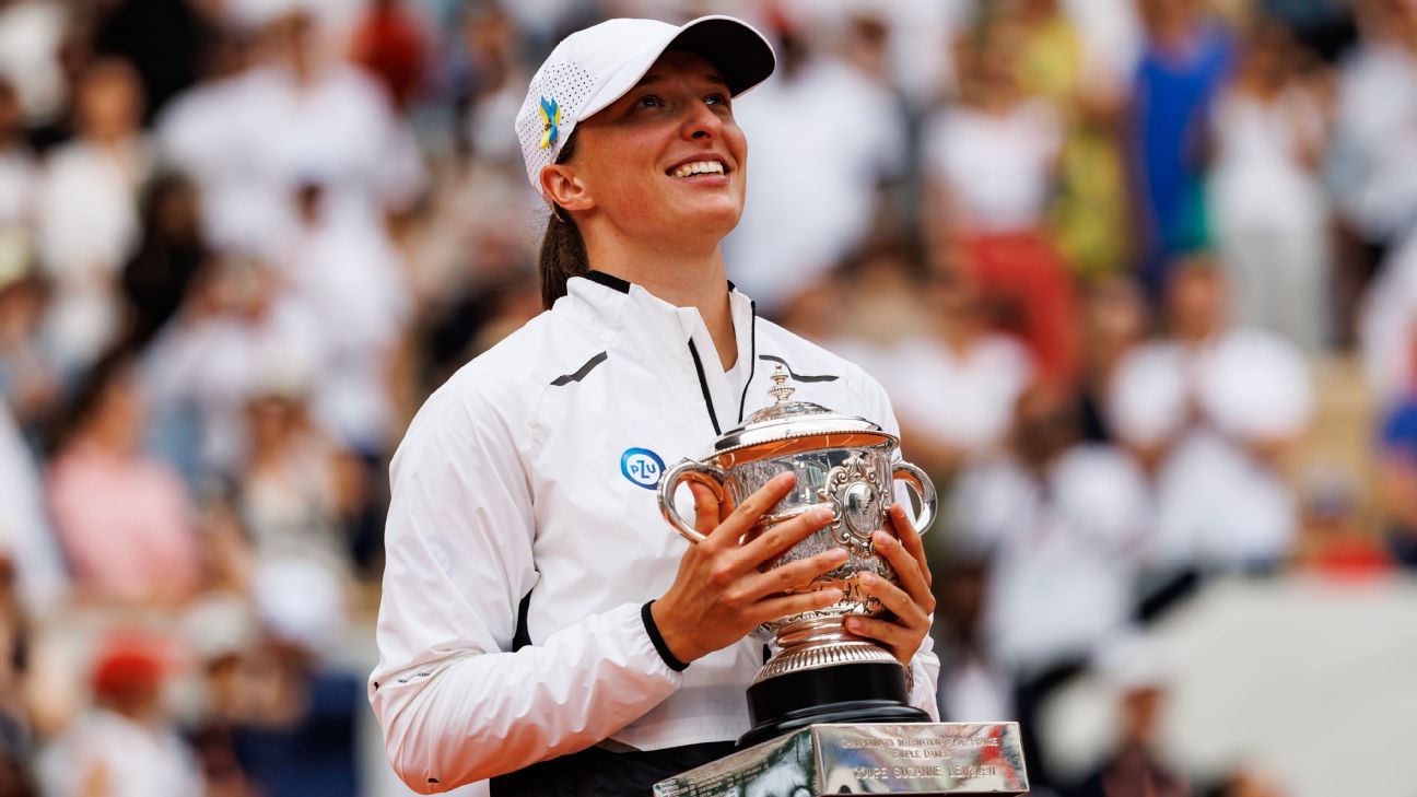 Swiatek: "Espero tener la oportunidad de volver a ser campeona" - ESPN