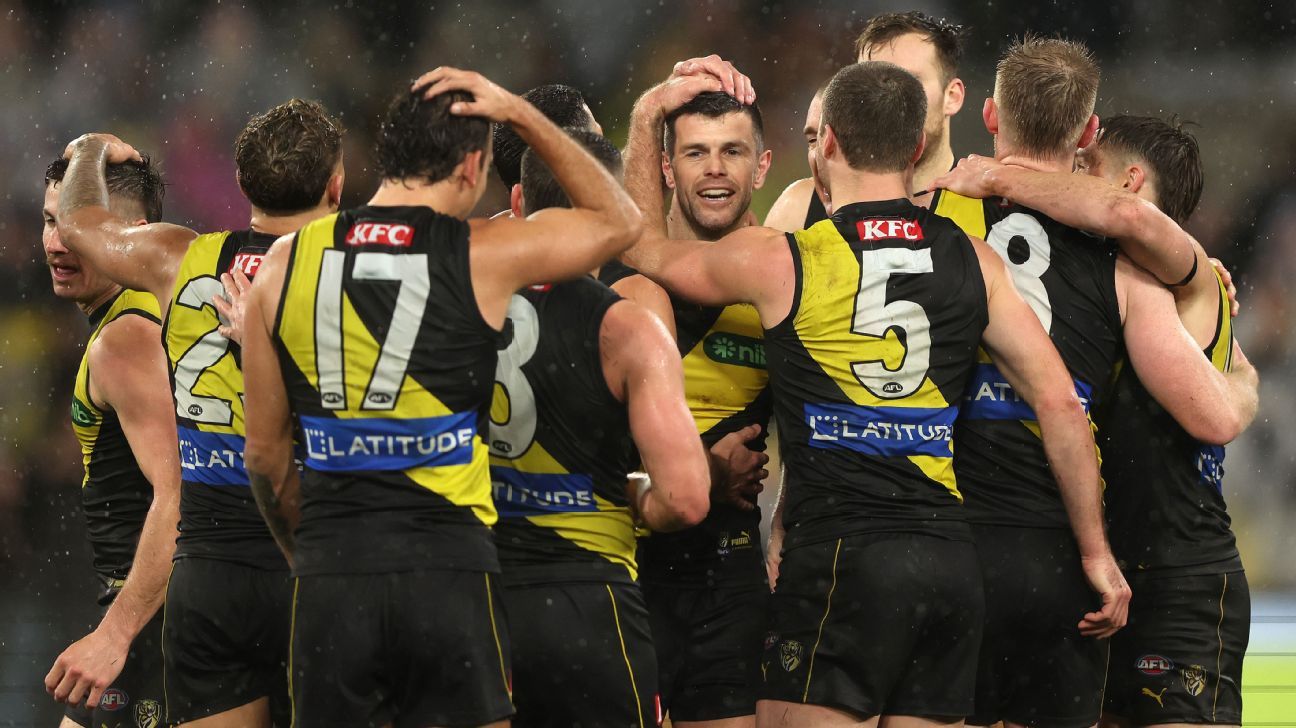 AFL Round 14 Inspired Tigers beat Saints in Trent Cotchin's 300th game ...