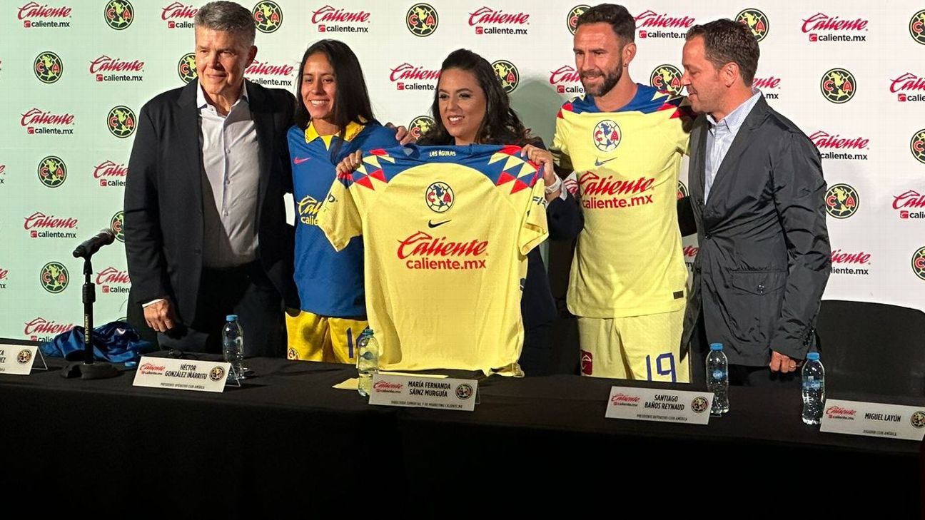 América presenta uniforme con patrocinio de Caliente para el Apertura ...