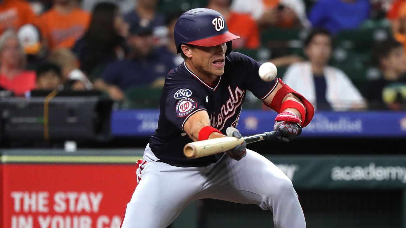 Nationals recall OF Alex Call from Rochester, DFA Derek Hill - ESPN