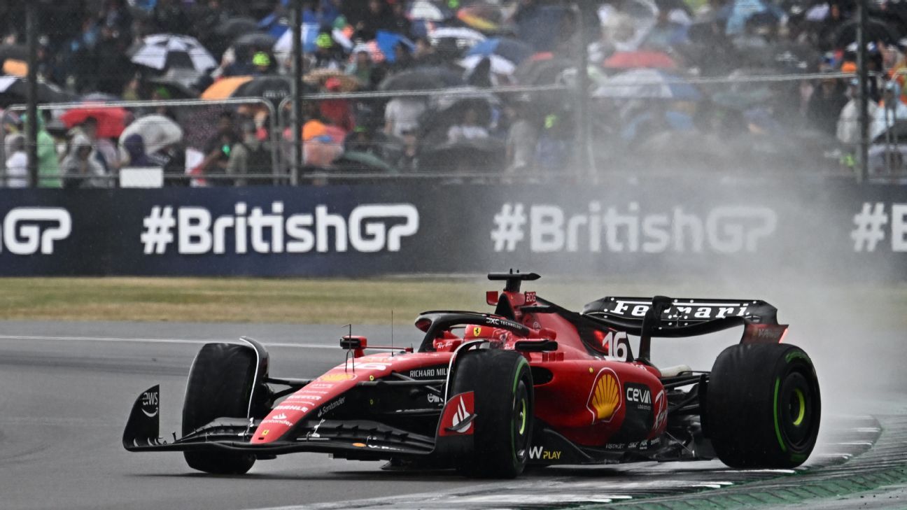 Fórmula 1: Charles Leclerc lideró el último libre en Silverstone - ESPN