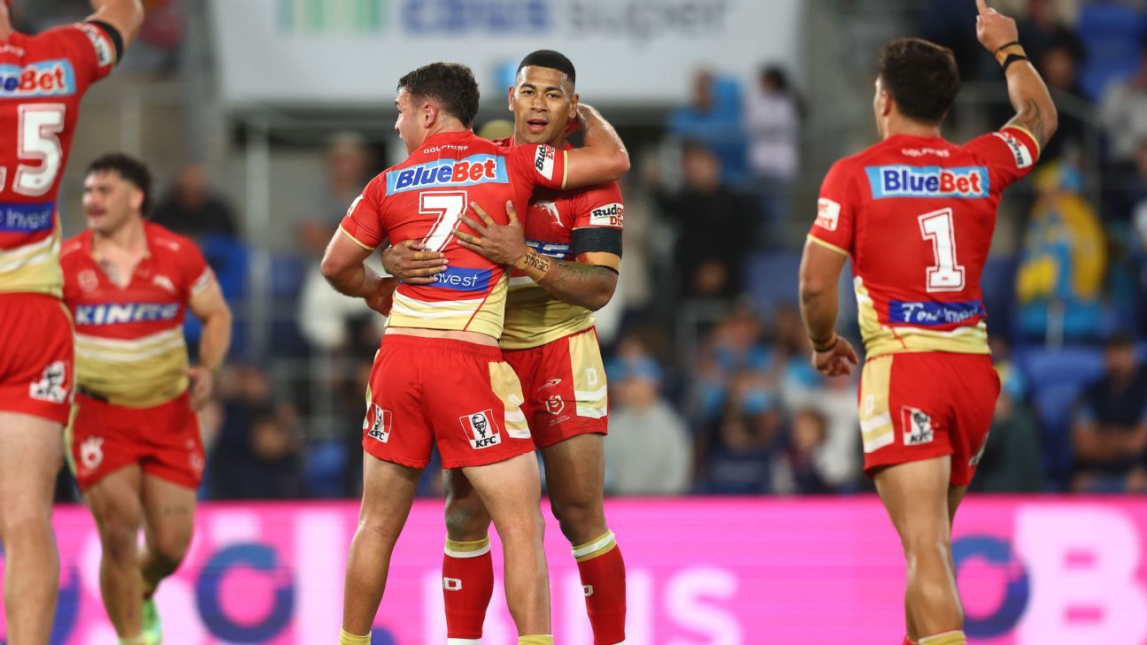NRL Round 19 Dolphins beat Titans with golden point penalty goal - ESPN