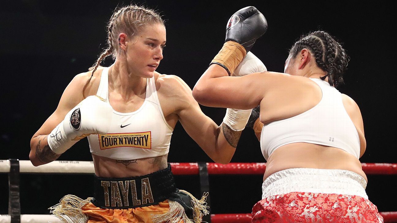 AFLW star Tayla Harris eyes world boxing title - ESPN