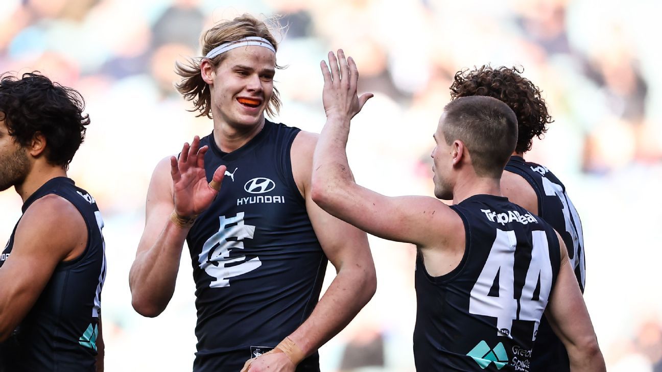 AFL Carlton's Tom De Koning signs new two-year contract - ESPN