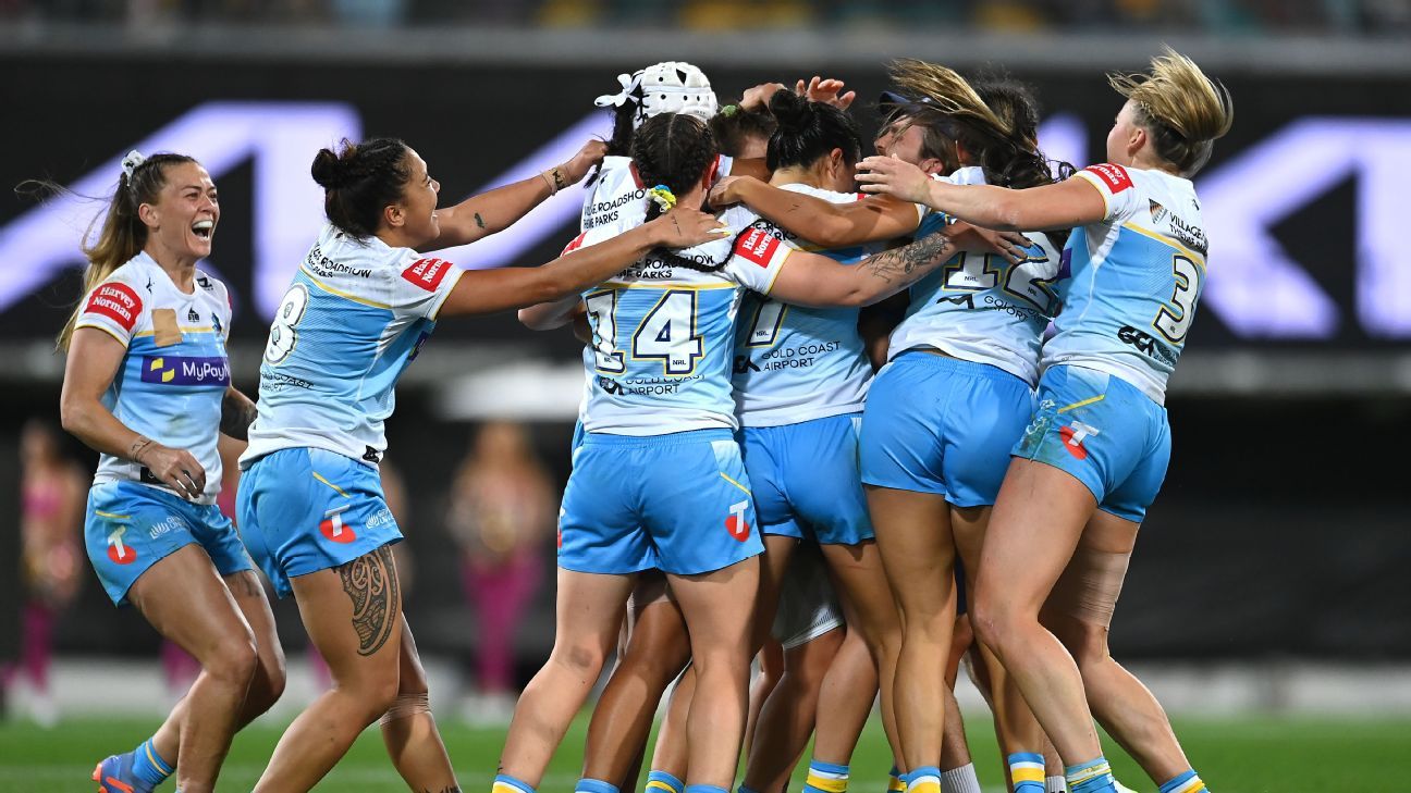 Titans beat Broncos in NRLW golden point thriller - ESPN
