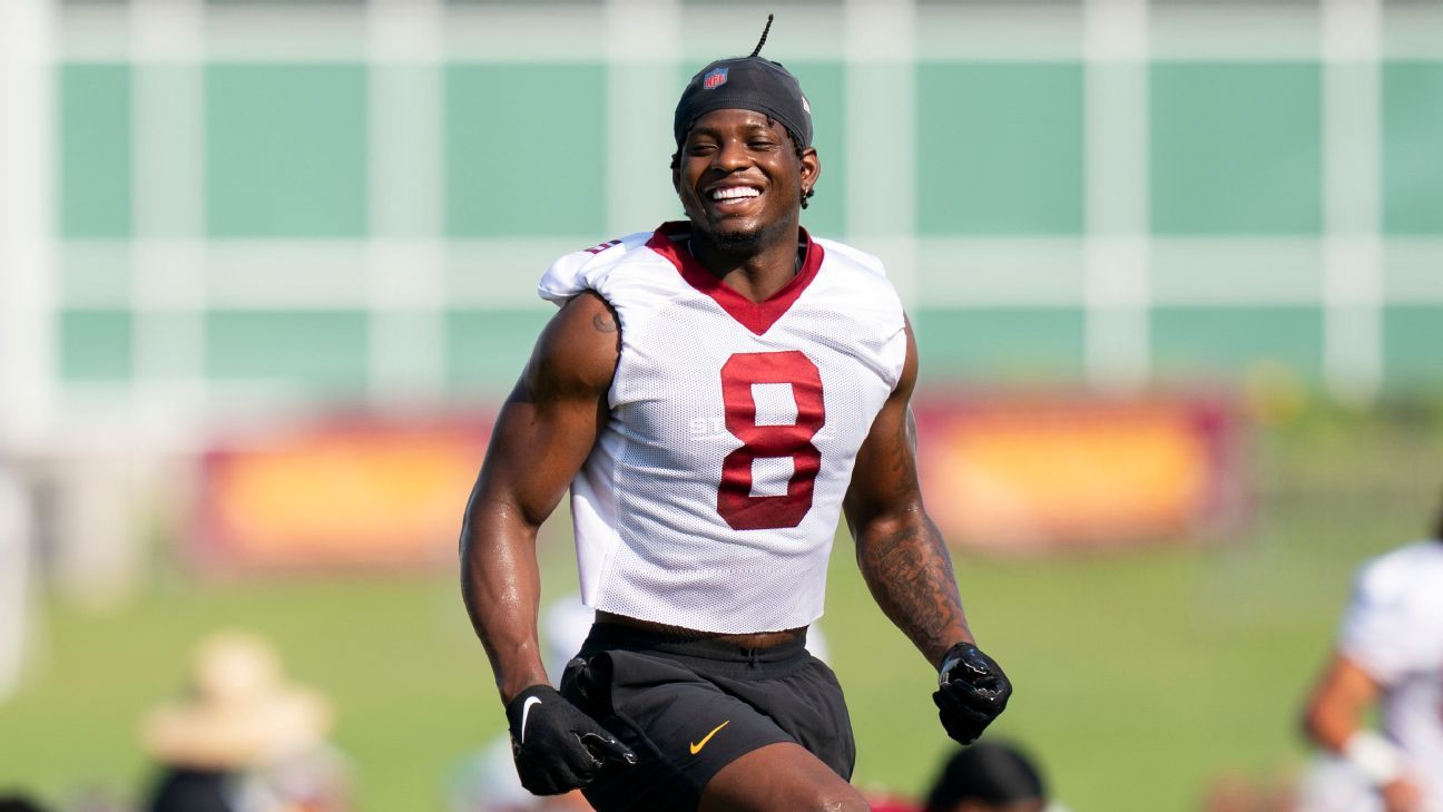 Commanders RB Brian Robinson building off trying rookie year - ESPN