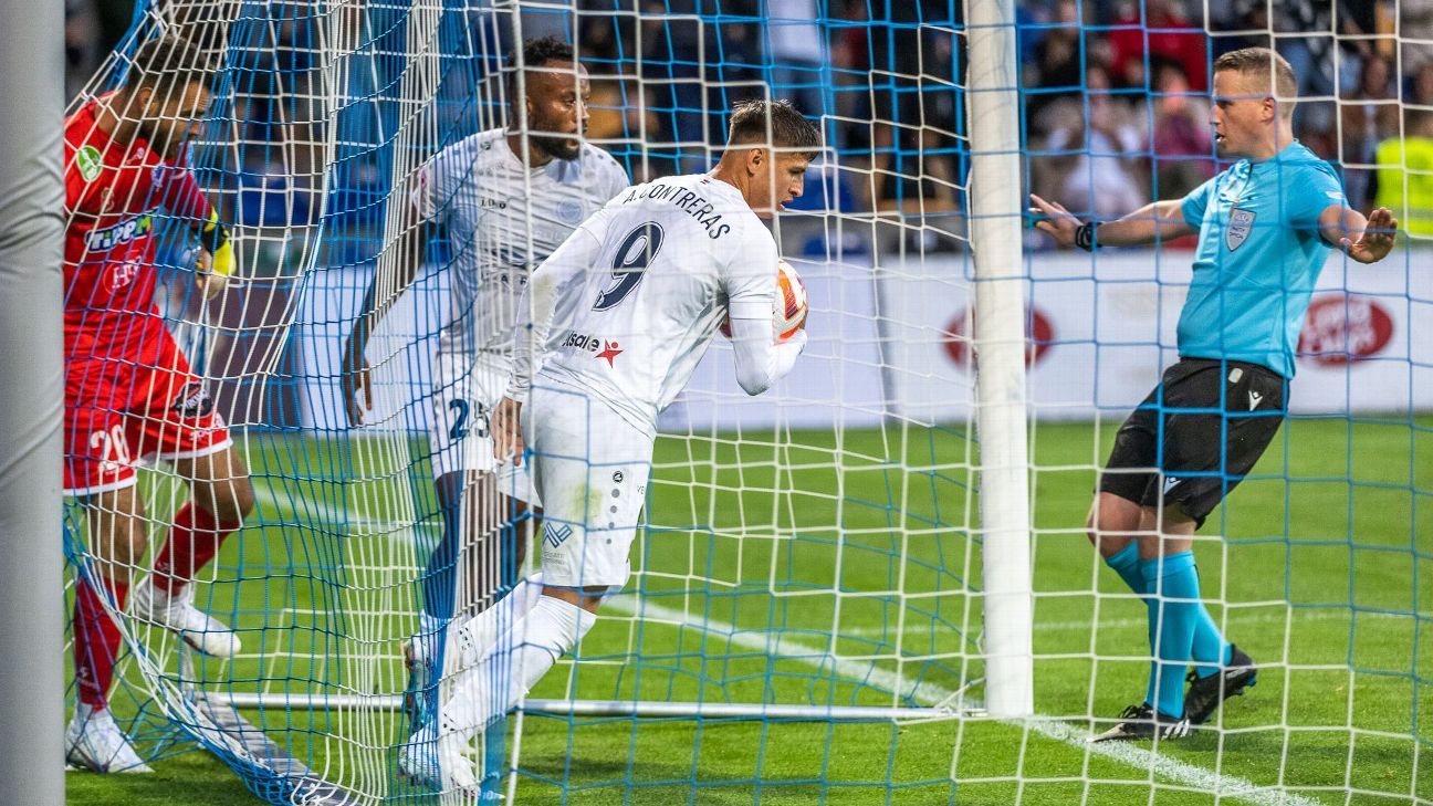 Anthony Contreras está imparable: doblete con el Riga - ESPN