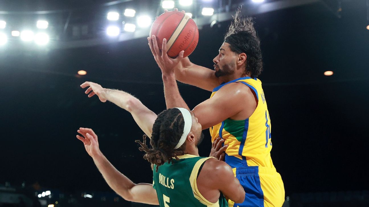 Brazil stun Boomers in pre World Cup boilover in Melbourne - ESPN