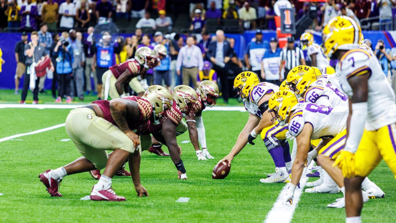 College football Week 1 - LSU-FSU, best bets, schedule picks - ESPN