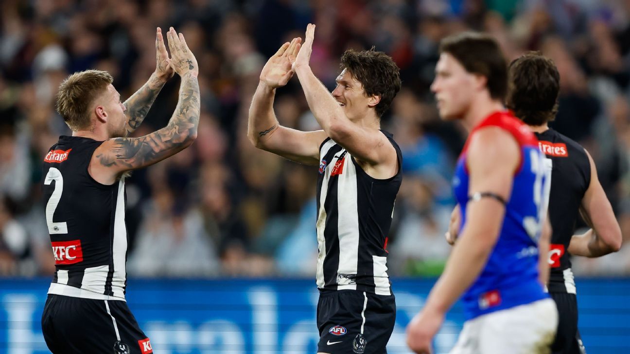 Magpies hold off Demons to win dramatic finals opener - ESPN