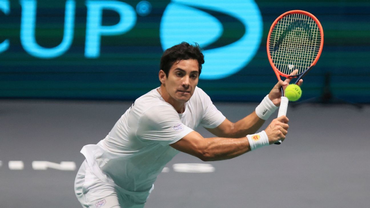 Garin dejó en desventaja a Chile ante Italia por la Copa Davis - ESPN