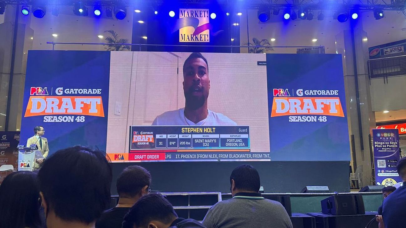 Stephen Holt taken at No. 1 by Terrafirma Dyip in Season 48 PBA Rookie ...