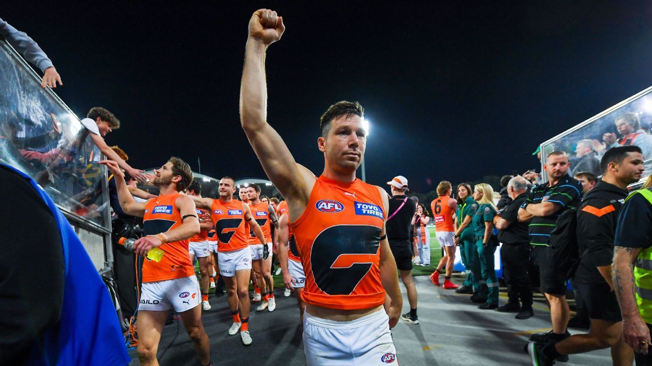 AFL GWS Giants deserve to be in prelims says Toby Greene - ESPN