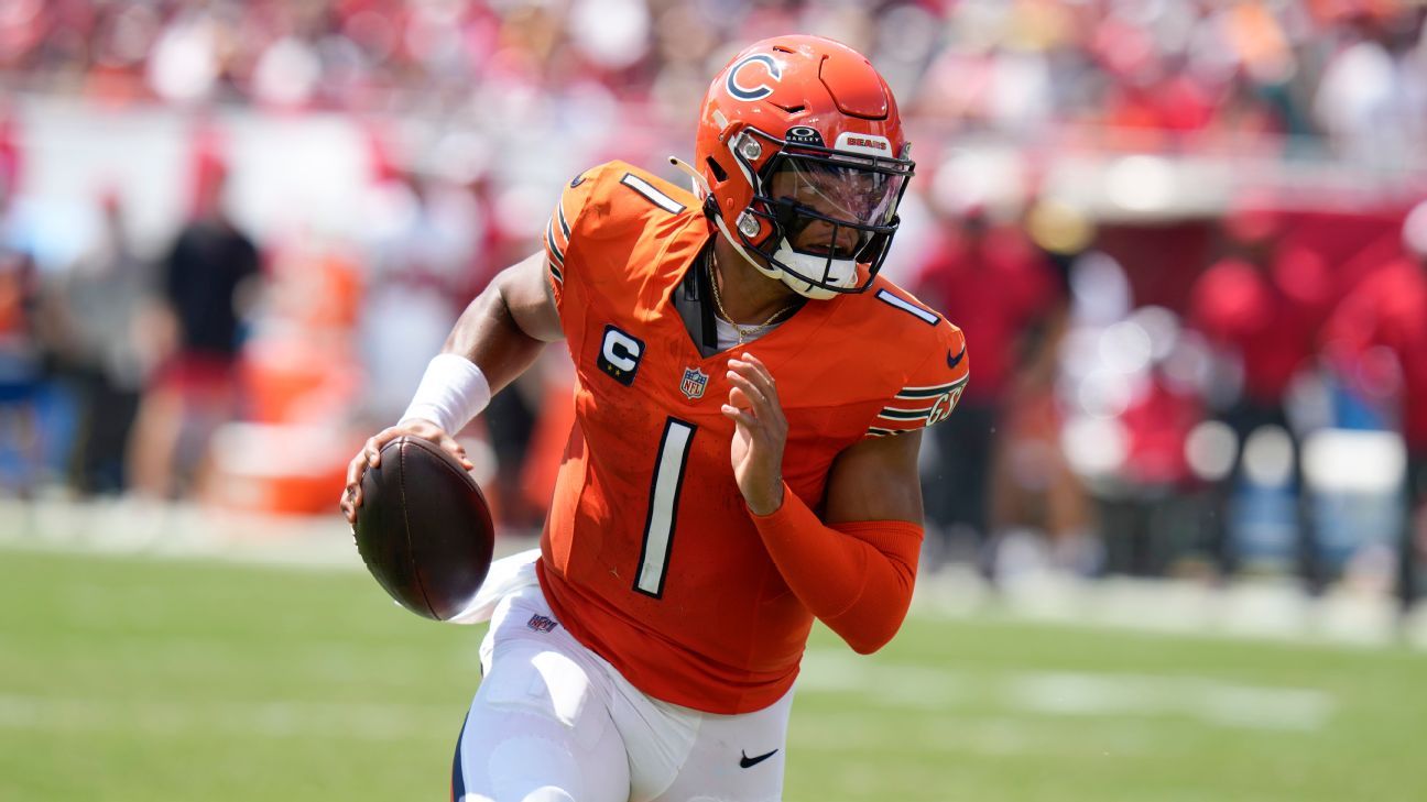 Justin Fields responsabiliza a sus coaches por juego "robótico" - ESPN