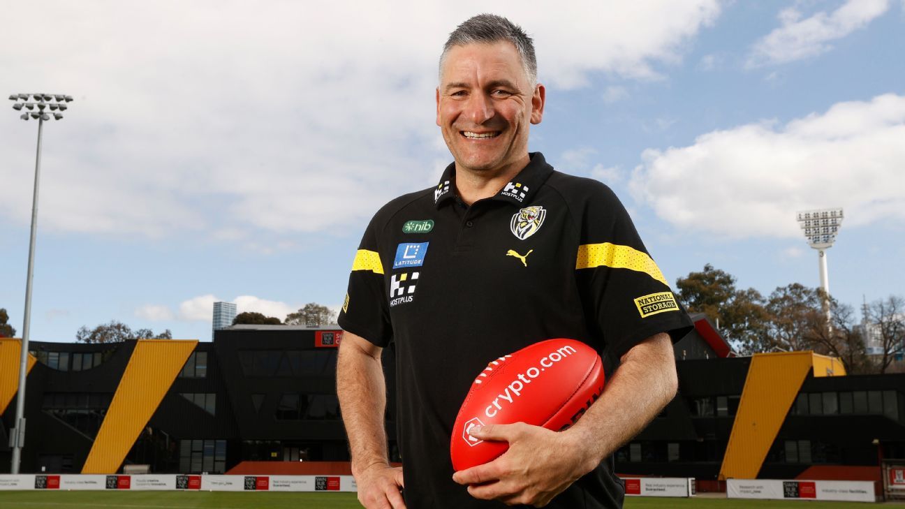 New Tigers coach sets sights on top-four finish - ESPN