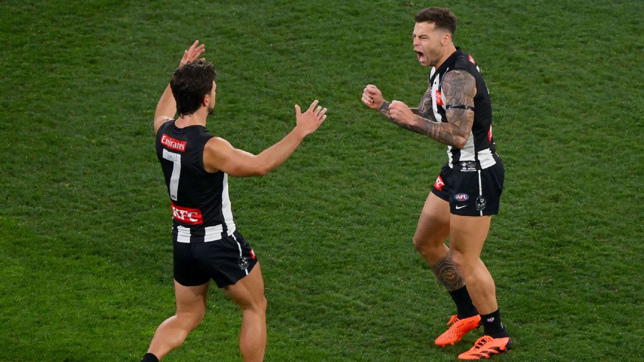 AFL Preliminary Final Collingwood Magpies into Grand Final after edging ...