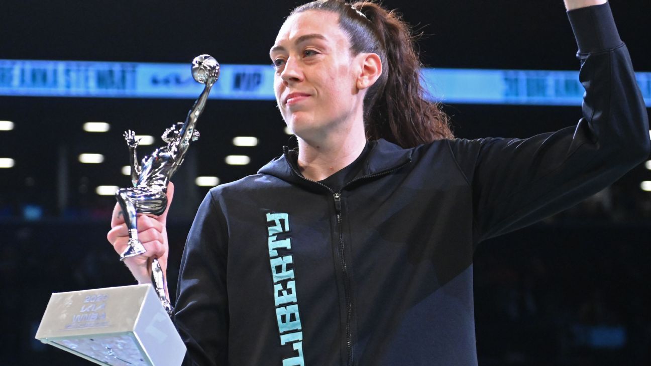 WNBA MVP Breanna Stewart quotes Coco Gauff in speech - ESPN