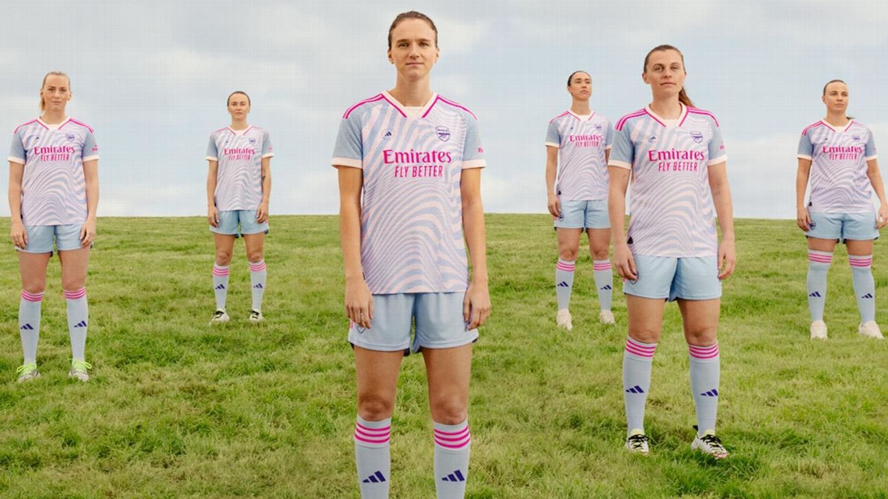 Arsenal launch Stella McCartney away kit for 2023-24 season - ESPN
