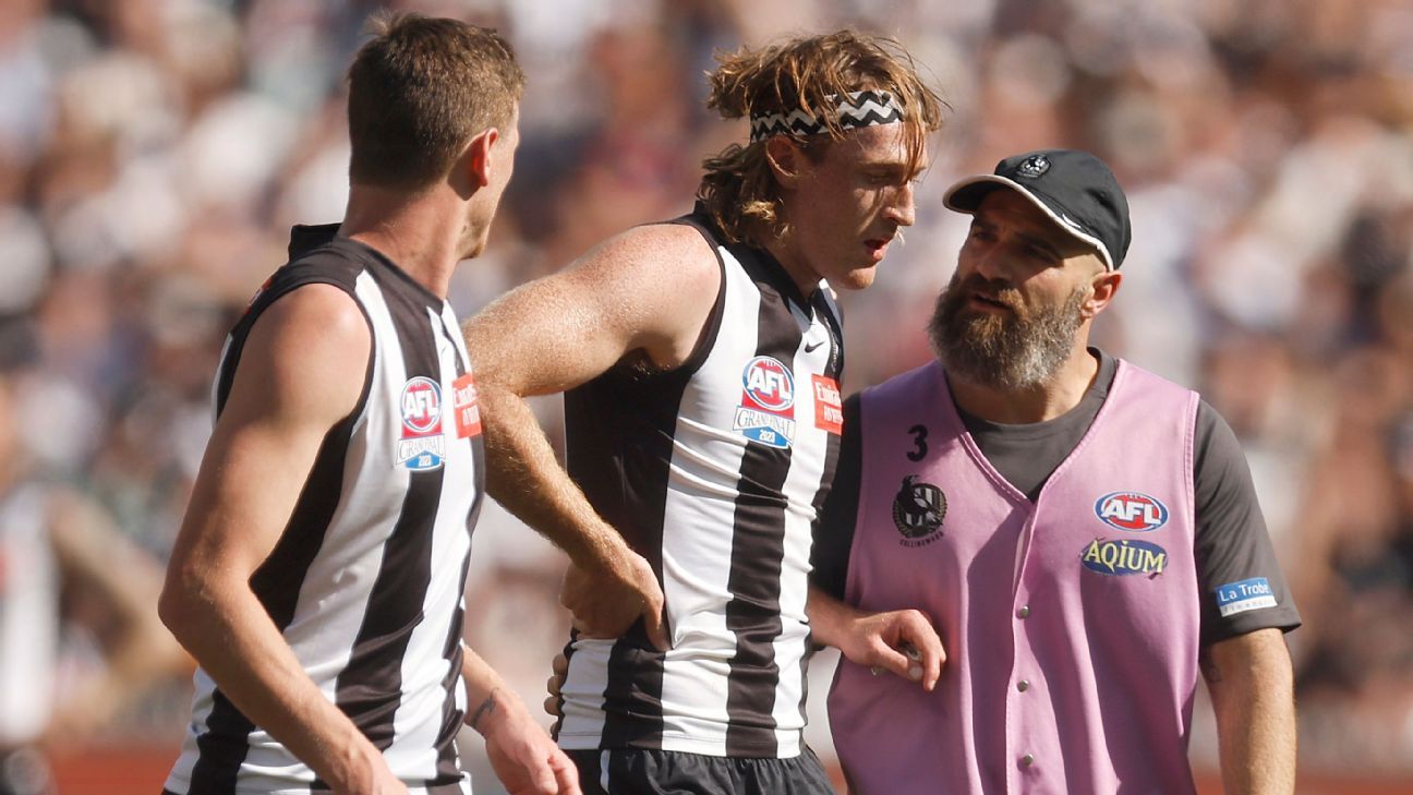 Collingwood defender Nathan Murphy retires due to concussion - ESPN