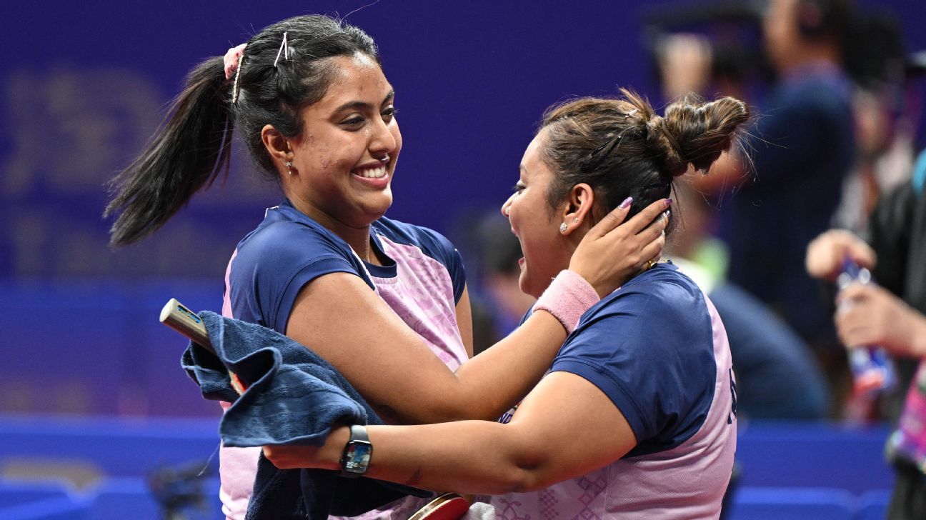 Indian Sports Live, October 13: Ayhika-Sutirtha win historic first women's doubles bronze at ...