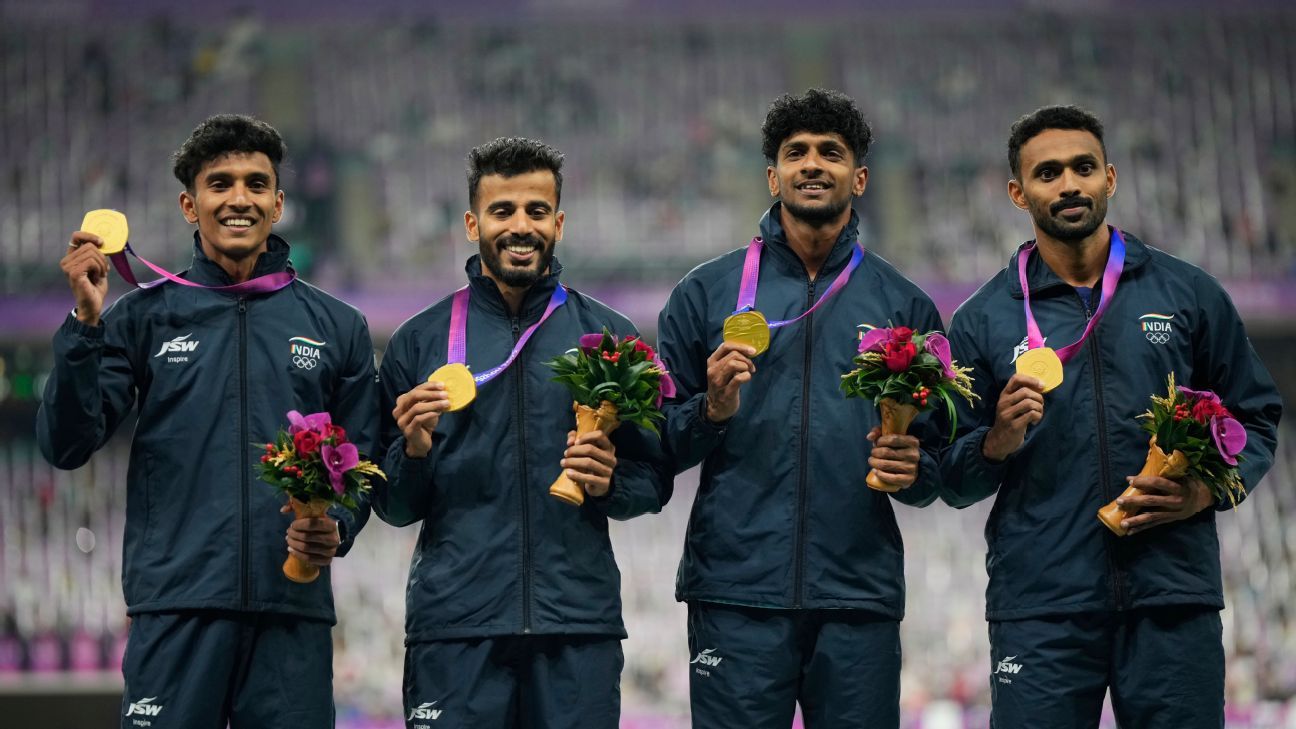 Asian Games: Men's relay team wins gold; Silvers for Harmilan, Sable ...
