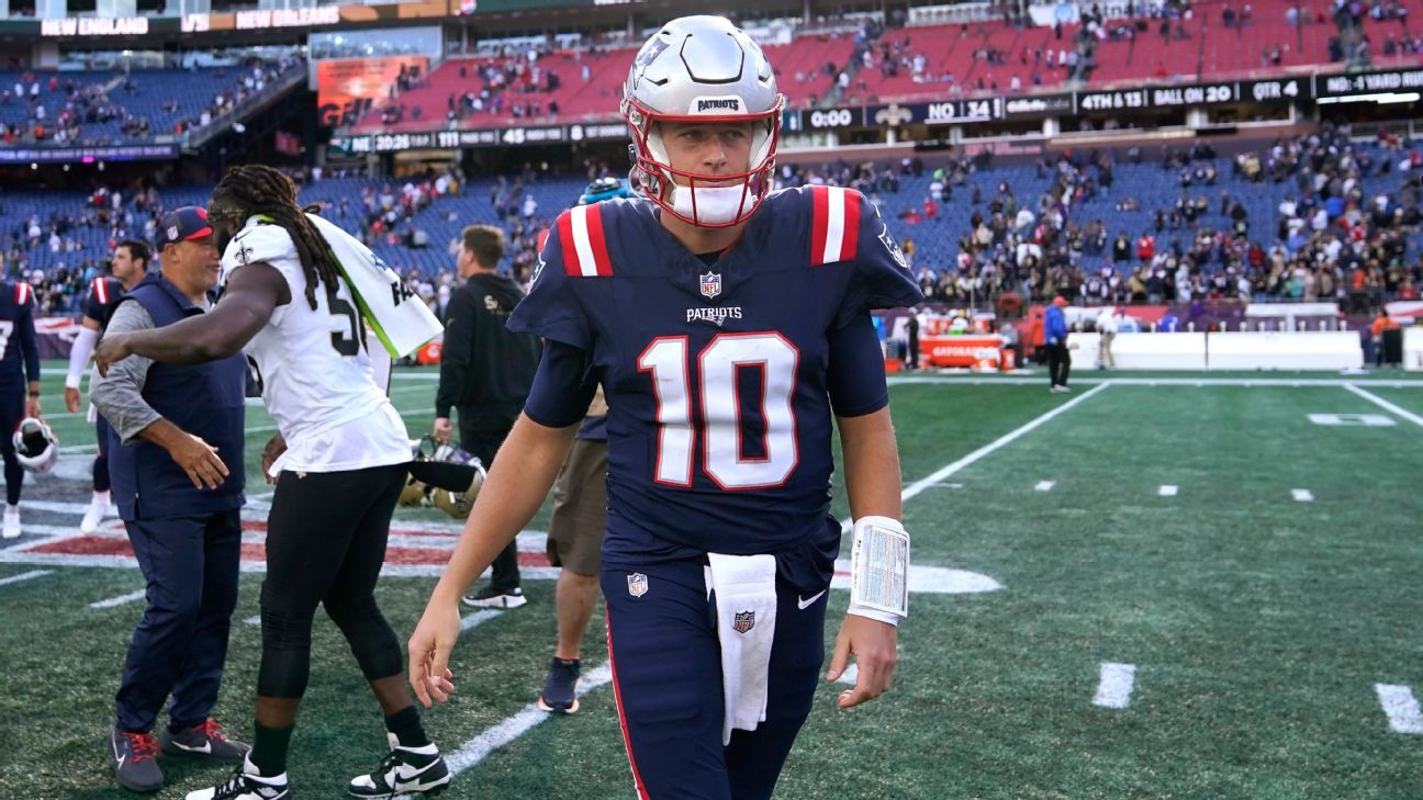 Mac Jones seguirá como quarterback titular de los Patriots - ESPN