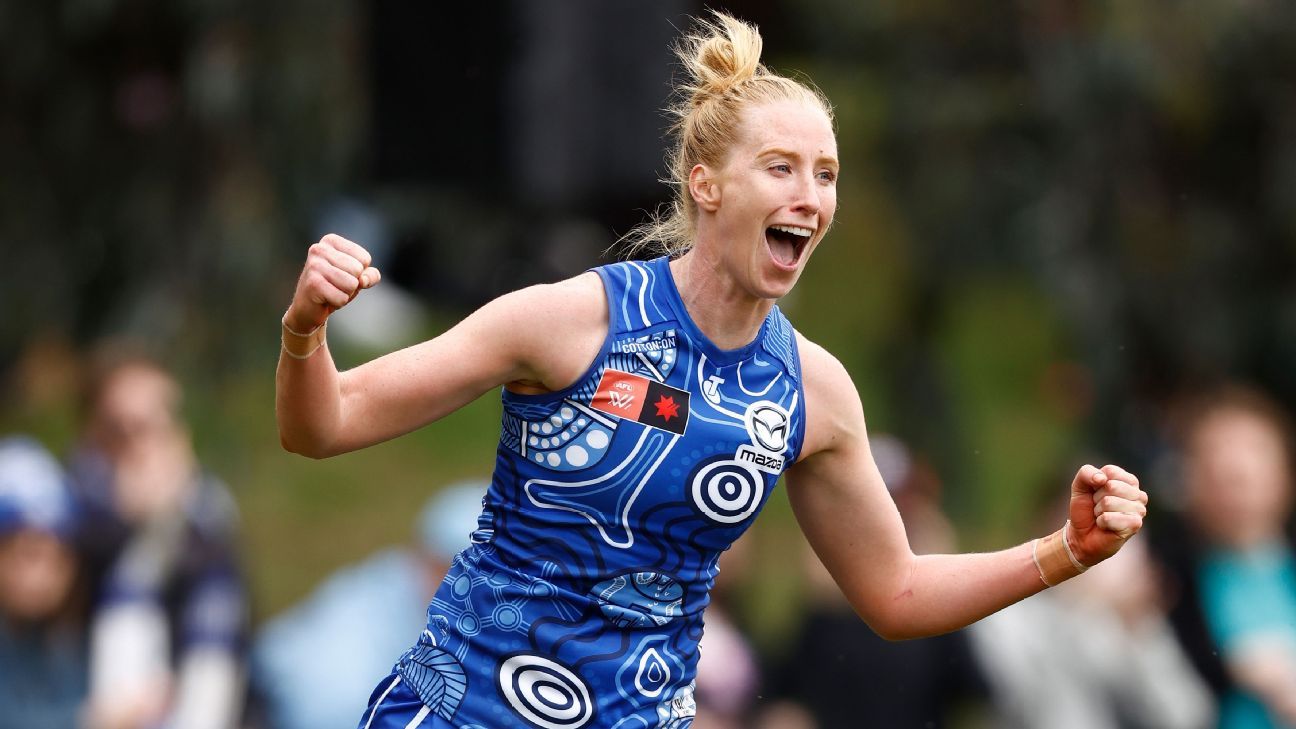 North record their highest AFLW score in rout of Port - ESPN