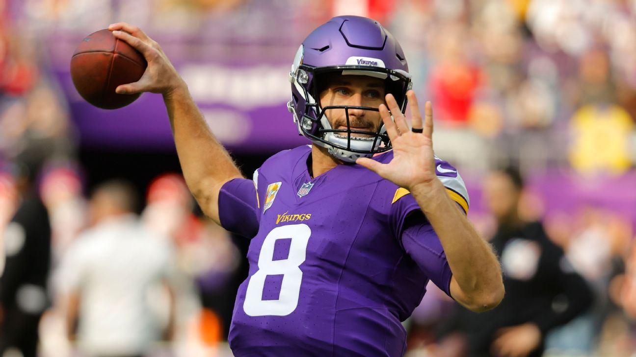Kirk Cousins se quedará en Vikings en 2023, de acuerdo a fuentes - ESPN
