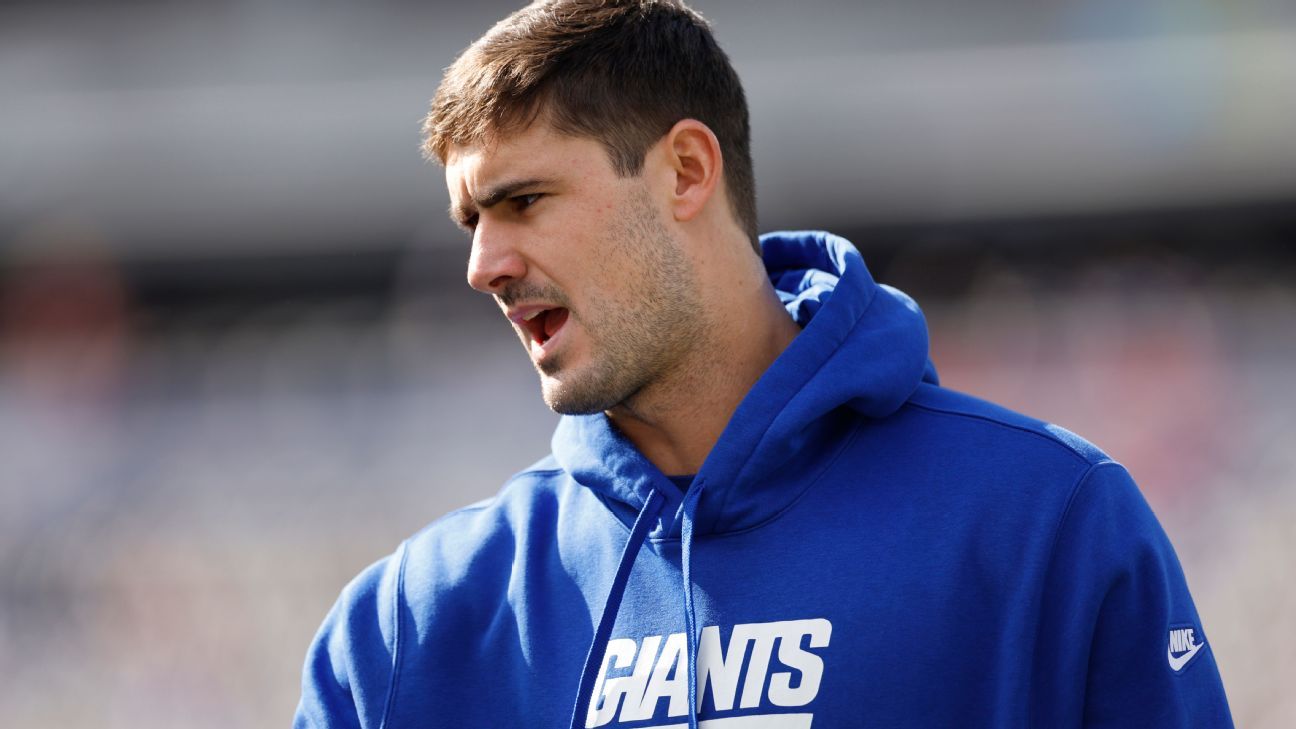 Daniel Jones, QB de Giants, descartado para jugar por tercera semana ...