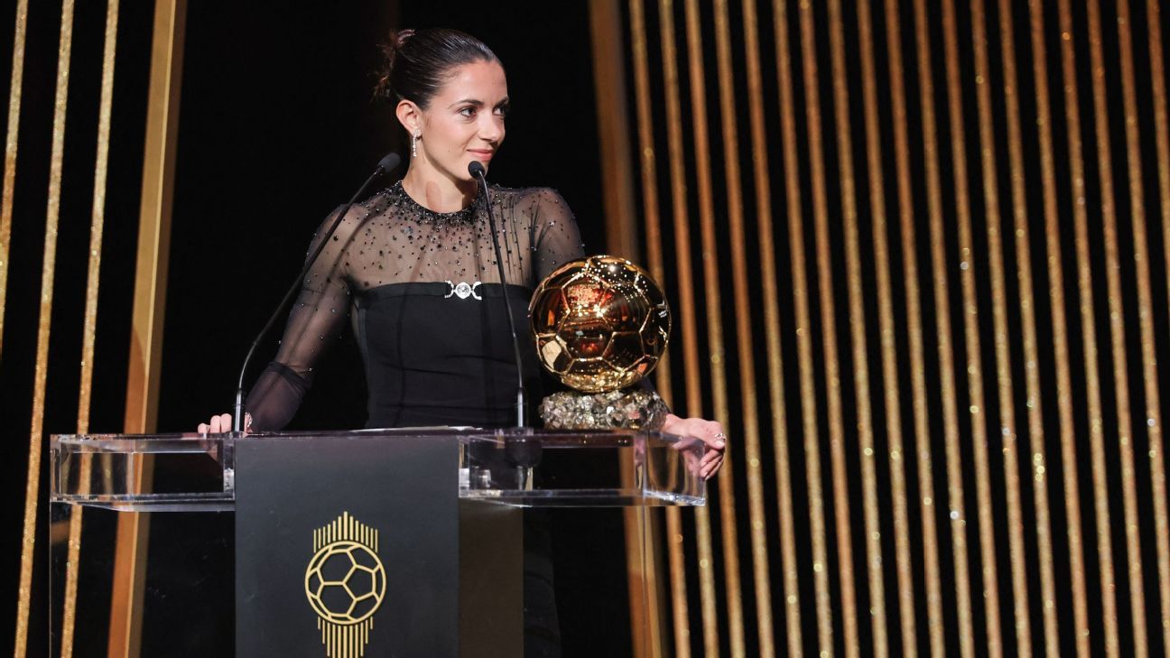 Bonmati talks Ballon d'Or win, Spain and Barcelona success - ESPN