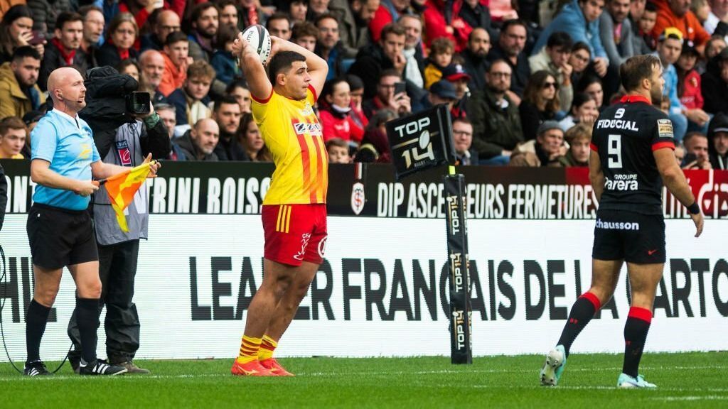 Ignacio Ruiz apoyó un try en su debut como titular en Perpignan - ESPN
