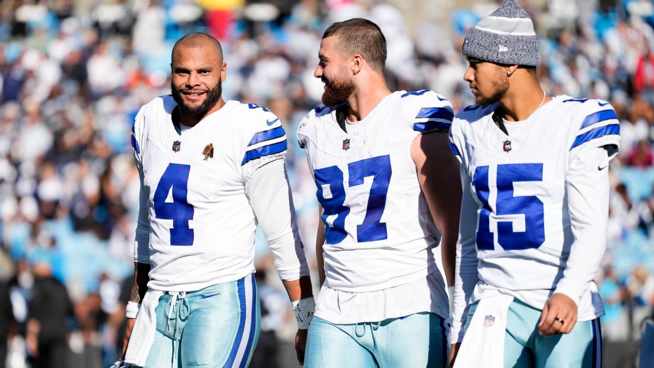 Día redondo para los Cowboys en su visita a Carolina - ESPN