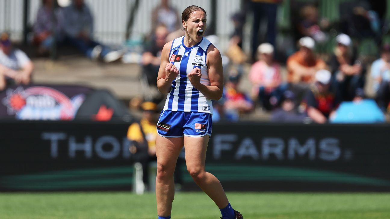 AFLW players join coaches in honouring North's Garner - ESPN