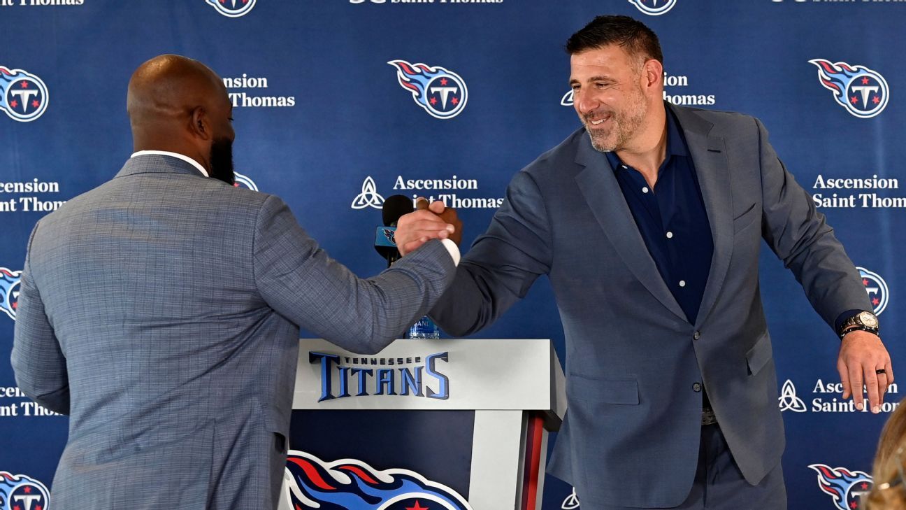 How Titans' Vrabel and Carthon are navigating the season - ESPN